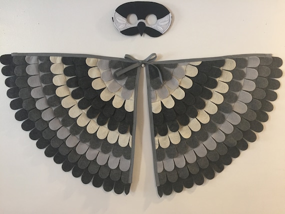 Chickadee Costume 3pc set // Wings tail and Mask // Bird | Etsy