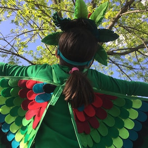 Magical Hummingbird Costume // Wings and Crown // Handmade Costume ...
