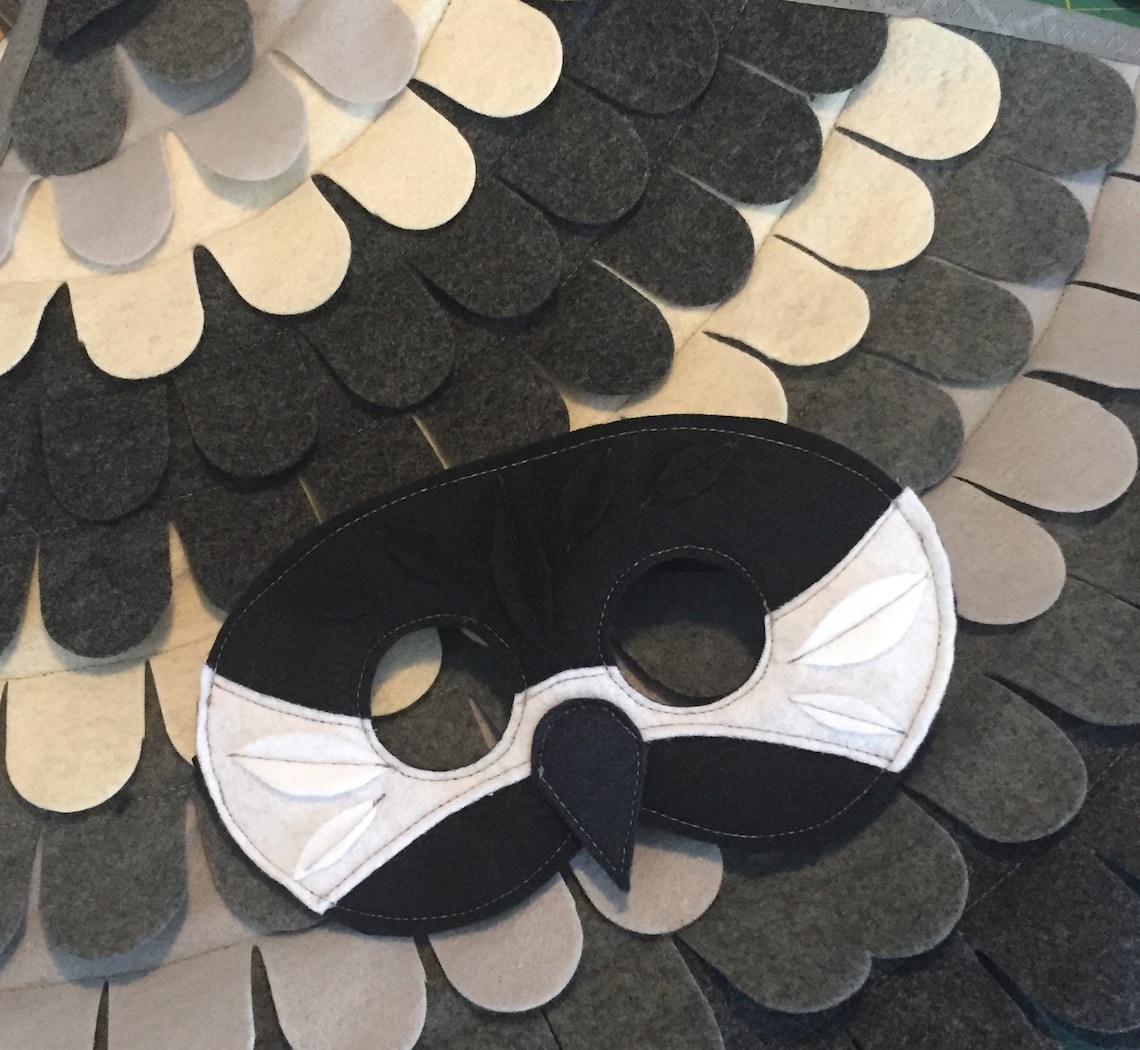 Chickadee Costume // Wings and Mask // Bird Costume // Adult Bird ...