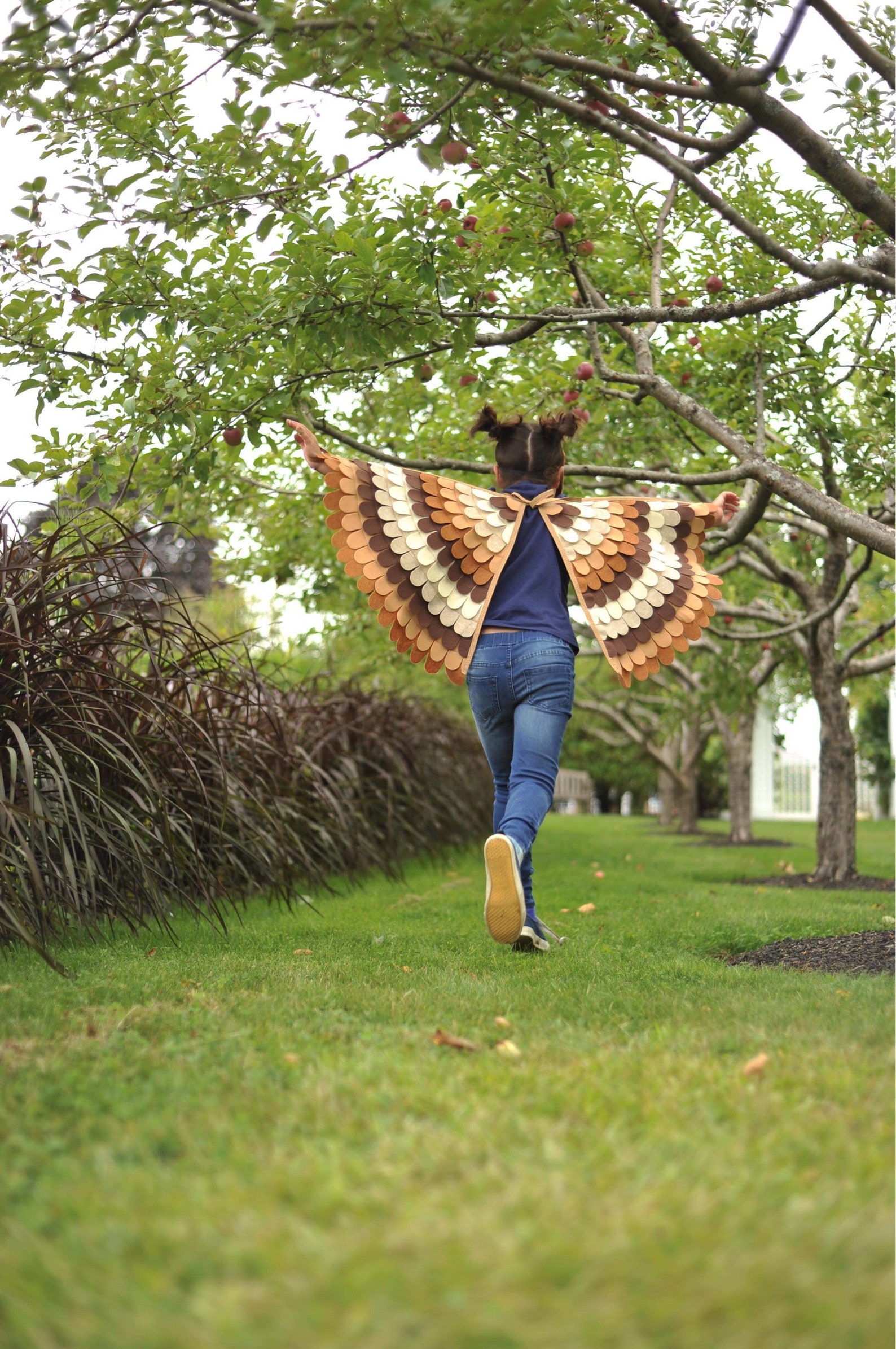 Hawk Costume Set / Felt Wings and Fierce Mask / Fly Like a | Etsy