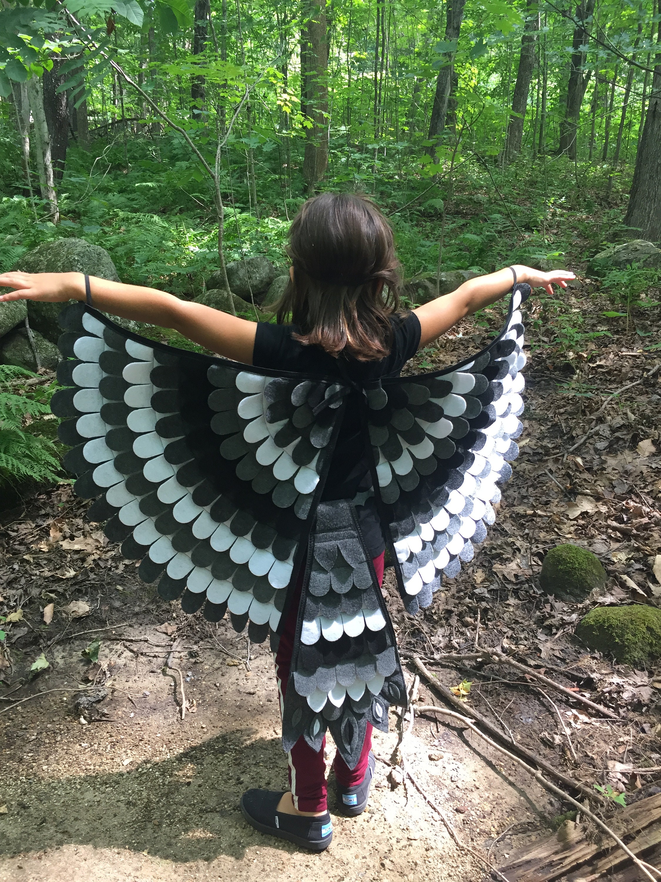 Falcon Costume Set 3 Piece / Fierce Mask Tail and Fast Wings - Etsy