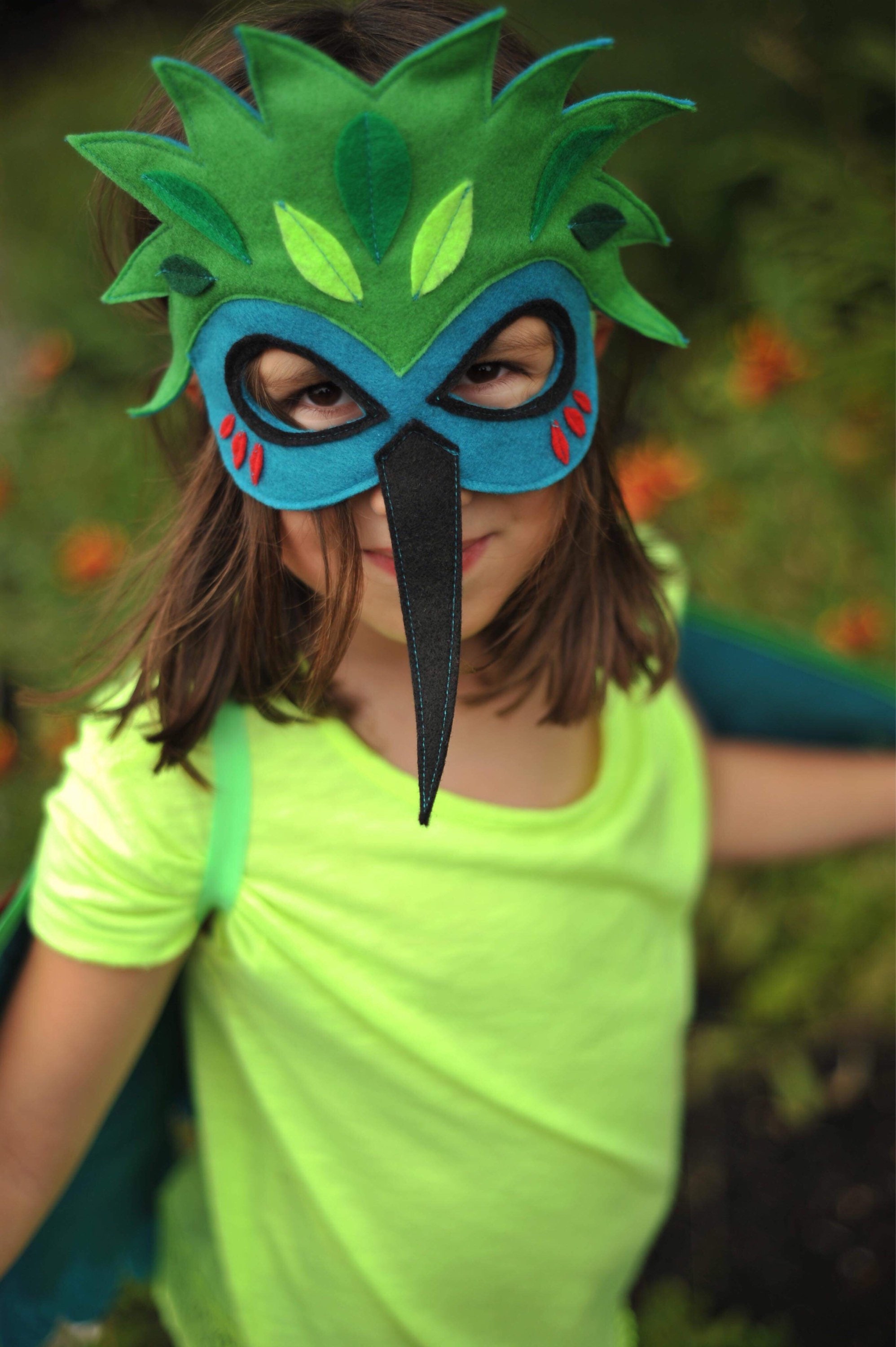 Hummingbird Costume // 3 pc set // Mask Wings & Tail // | Etsy