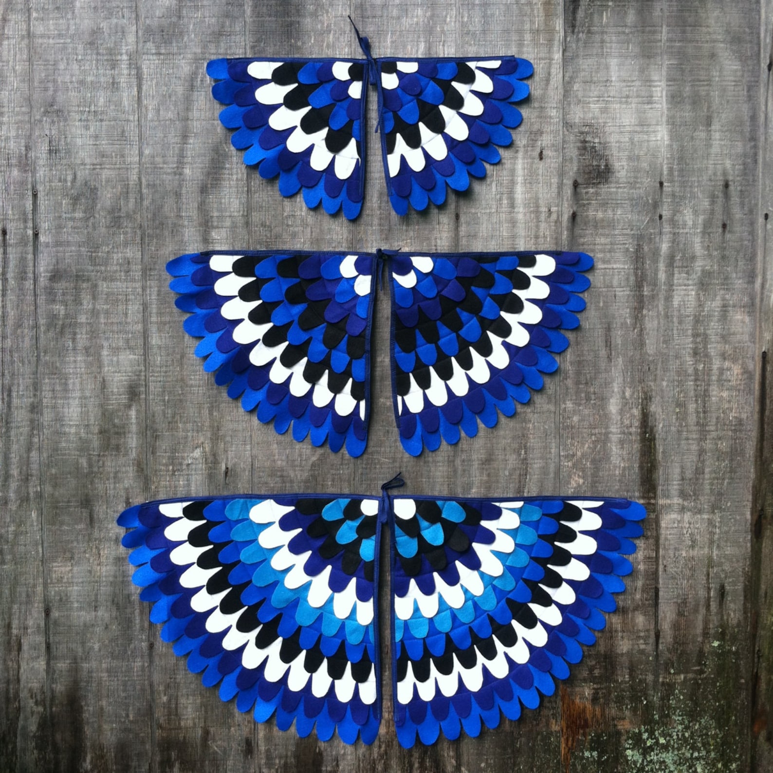Costume Wings, Blue Jay Wings, Magical Creature Costume, Made From ...