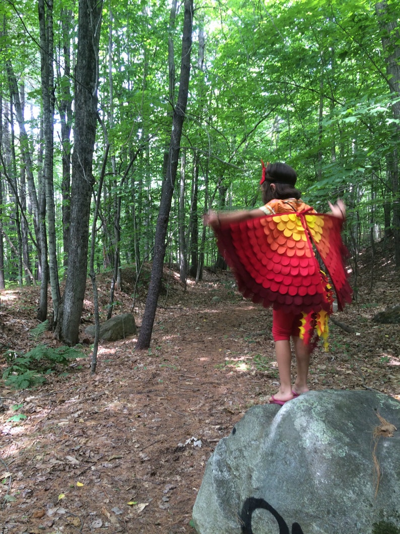 Phoenix Costume Wings / Fly Like a Phoenix / Soft, Fun, Flappable Wings ...