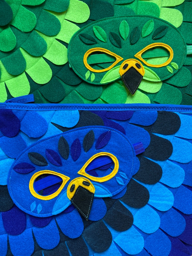 Falcon Costume Green Falcon Blue Falcon Wild Kratts Gift - Etsy