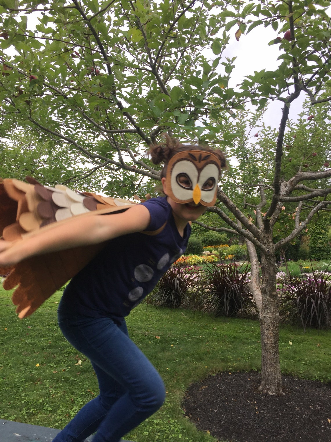Barn Owl Costume// Wings and Mask: 0-24 Months/ 2-5 Years / - Etsy