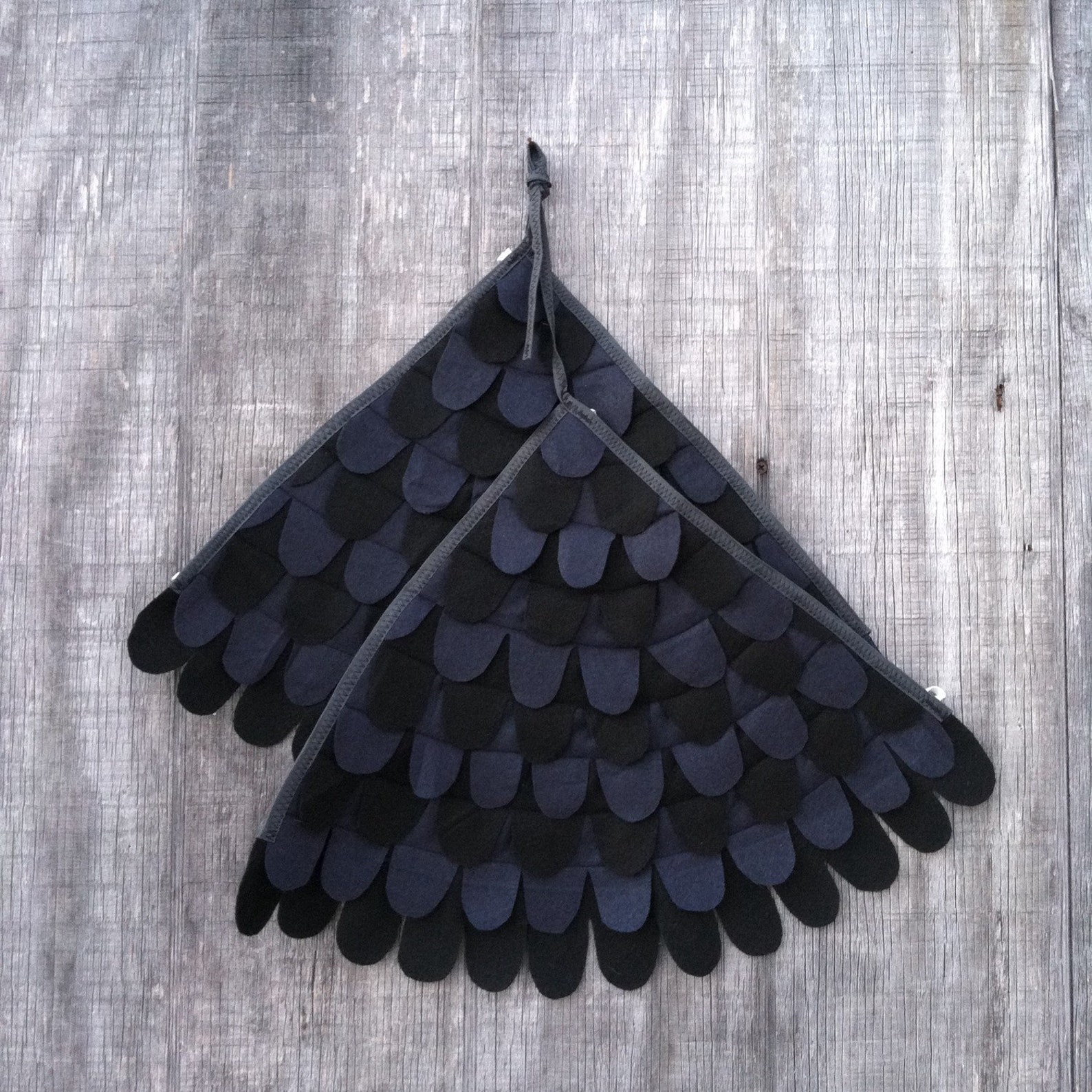 Raven Costume Wings / Crow Costume Wings / Black With Navy | Etsy