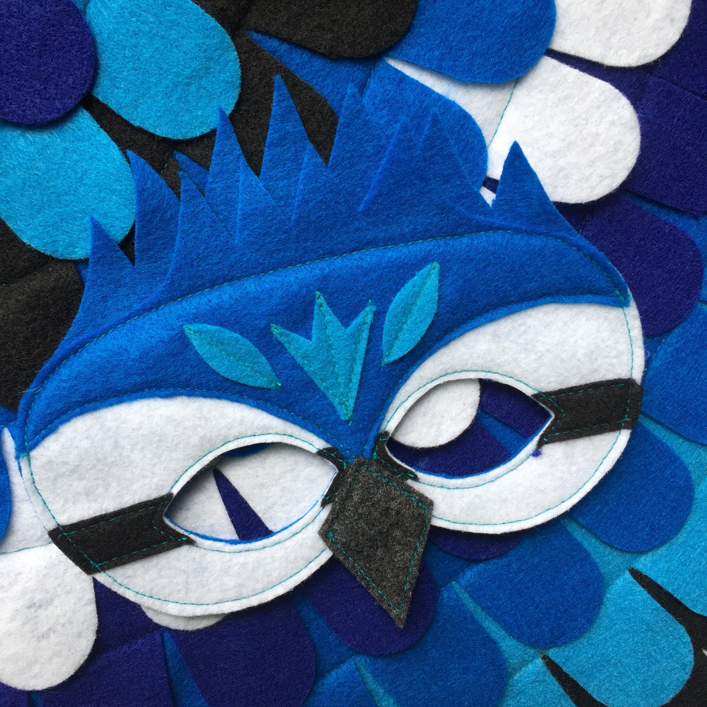 Blue Jay Costume Set / Wings and Mask / Made in USA / Eco-friendly ...
