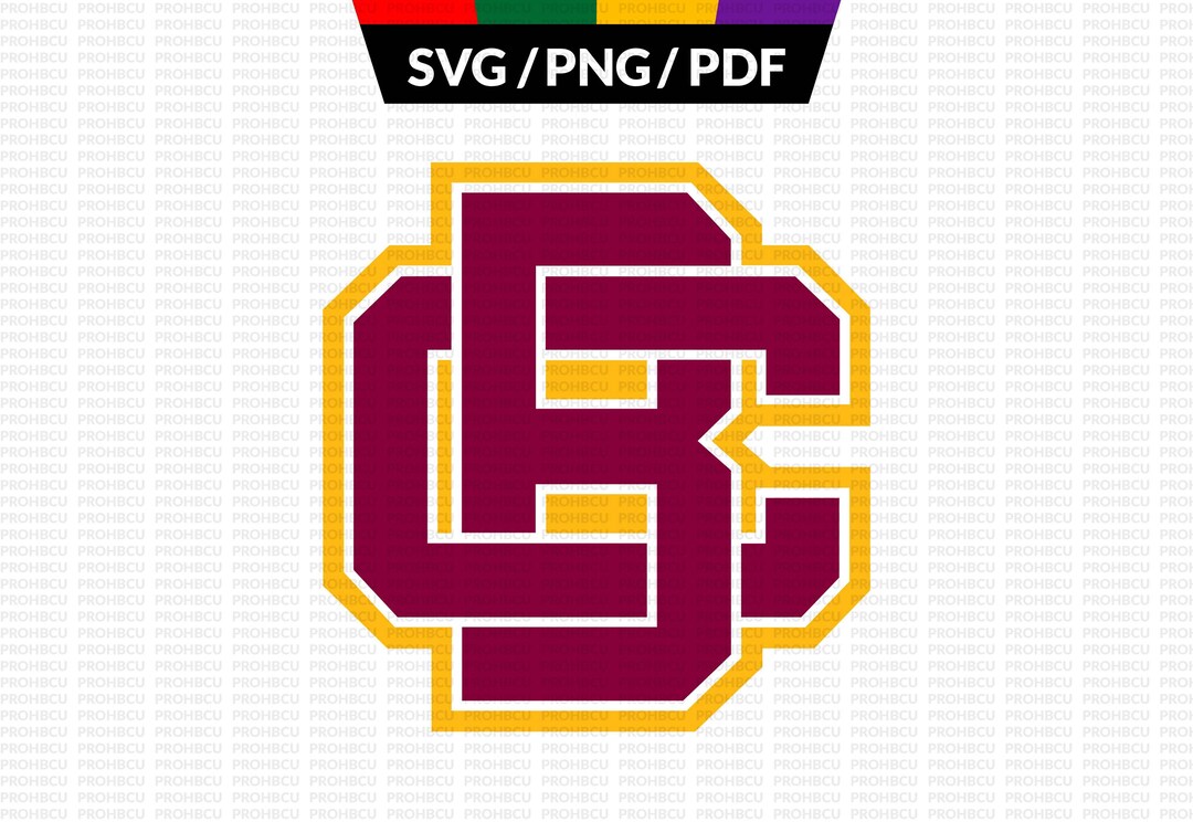 Bethune Cookman Logo Svg Design Bethune Cookman Png File BC Alumni Pdf ...