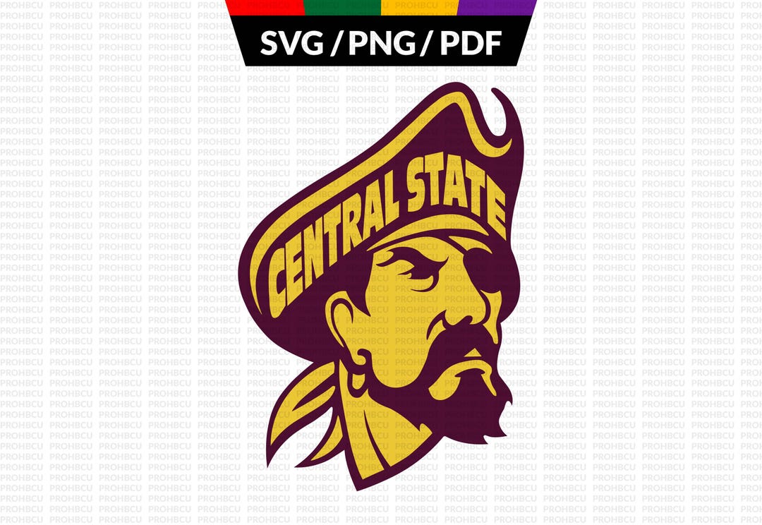 Central State University Digital Svg Design CSU Cut File for Cricut New ...