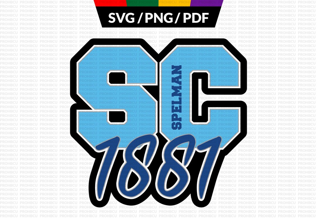 SC 1881 Svg Design Hbcu Spelman College Png Print Design Jaguars Pdf ...
