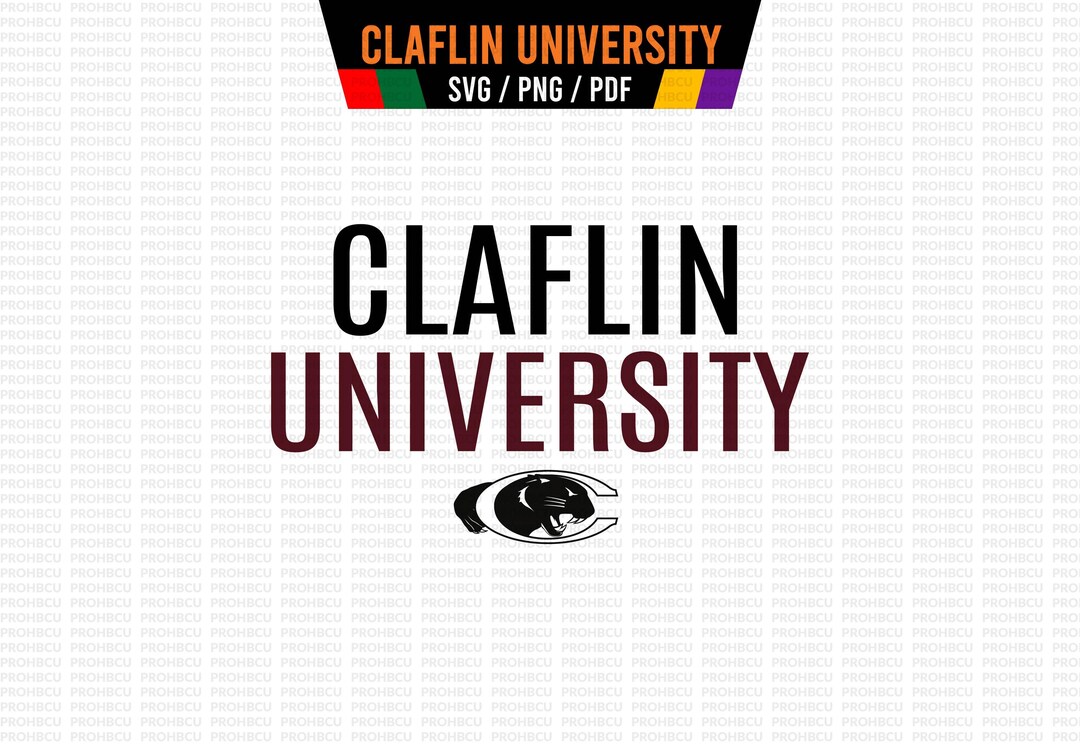 Claflin University Svg Design Claflin Instant Download Panthers Png ...