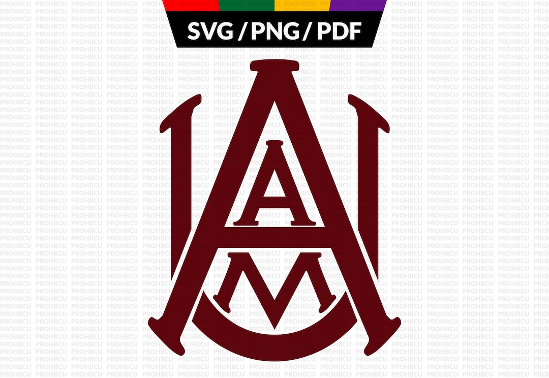 Alabama A&M University Digital Svg Logo Design AAMU Logo Png Vector ...