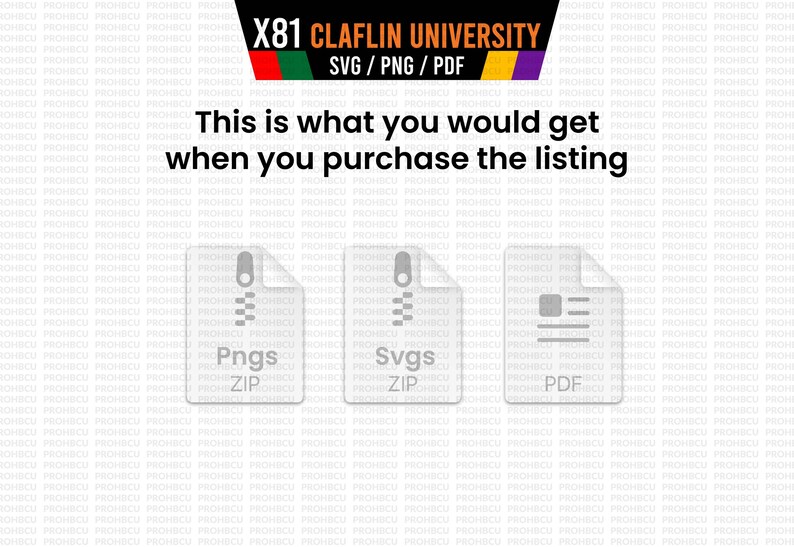 CLAFLIN University Digital Svg Design Bundle Claflin Panthers Svg ...