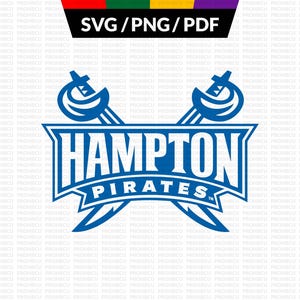 Hampton University Logo Png - Etsy