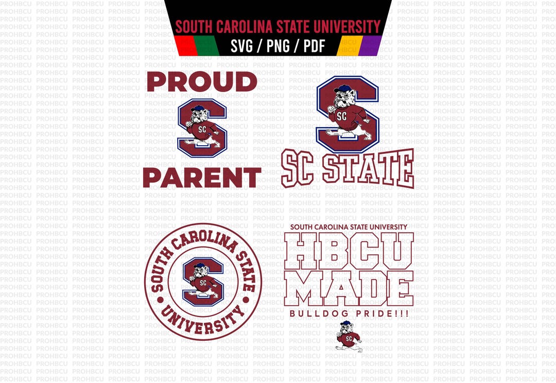 HBCU Made Scsu Bulldogs Svgs SC State Digital Svg Bundle SCSU Proud ...