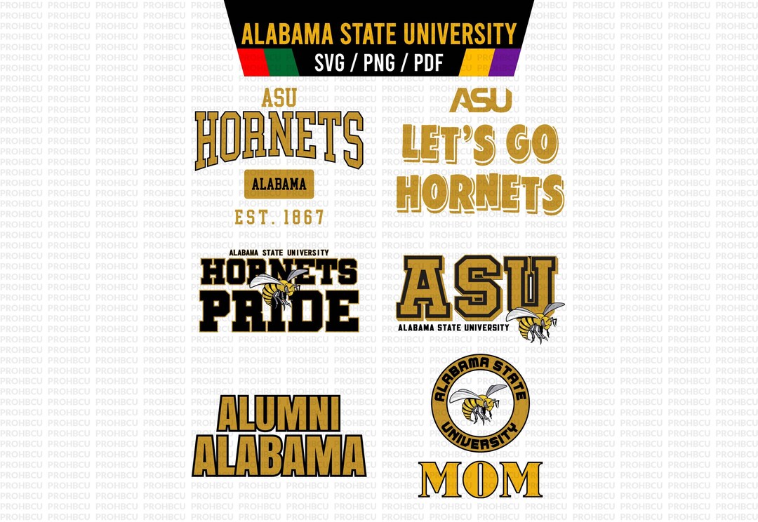Hornets Pride Svg Bundle Pack of 6 ASU Png Designs Bundle ASU Hornets ...