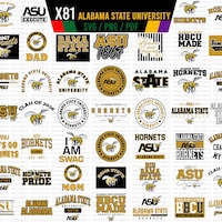 Alabama State University SVG Bundle - Etsy
