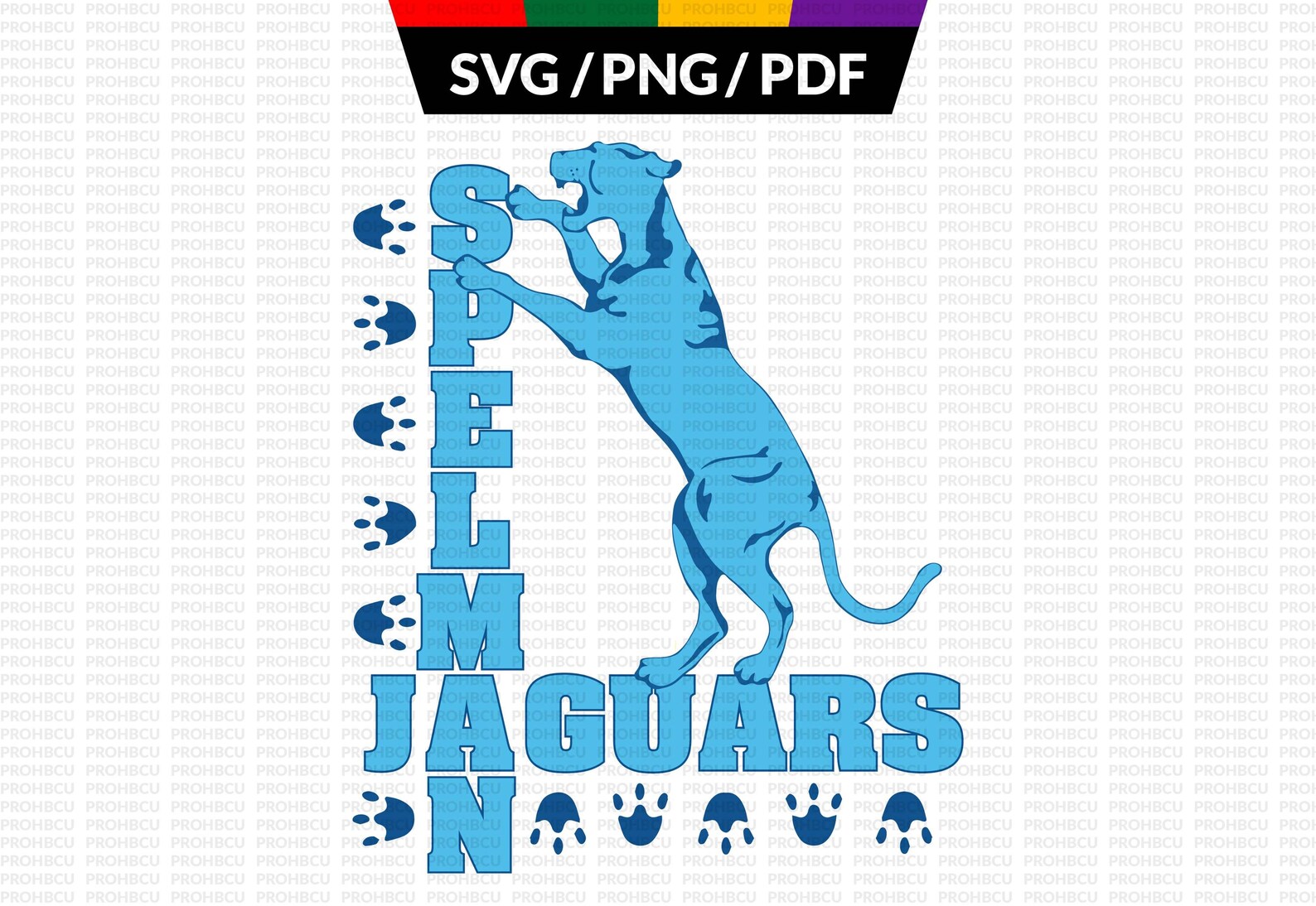 Spelman Svg Design Spelman College Png Print File Jaguars Cut File for ...