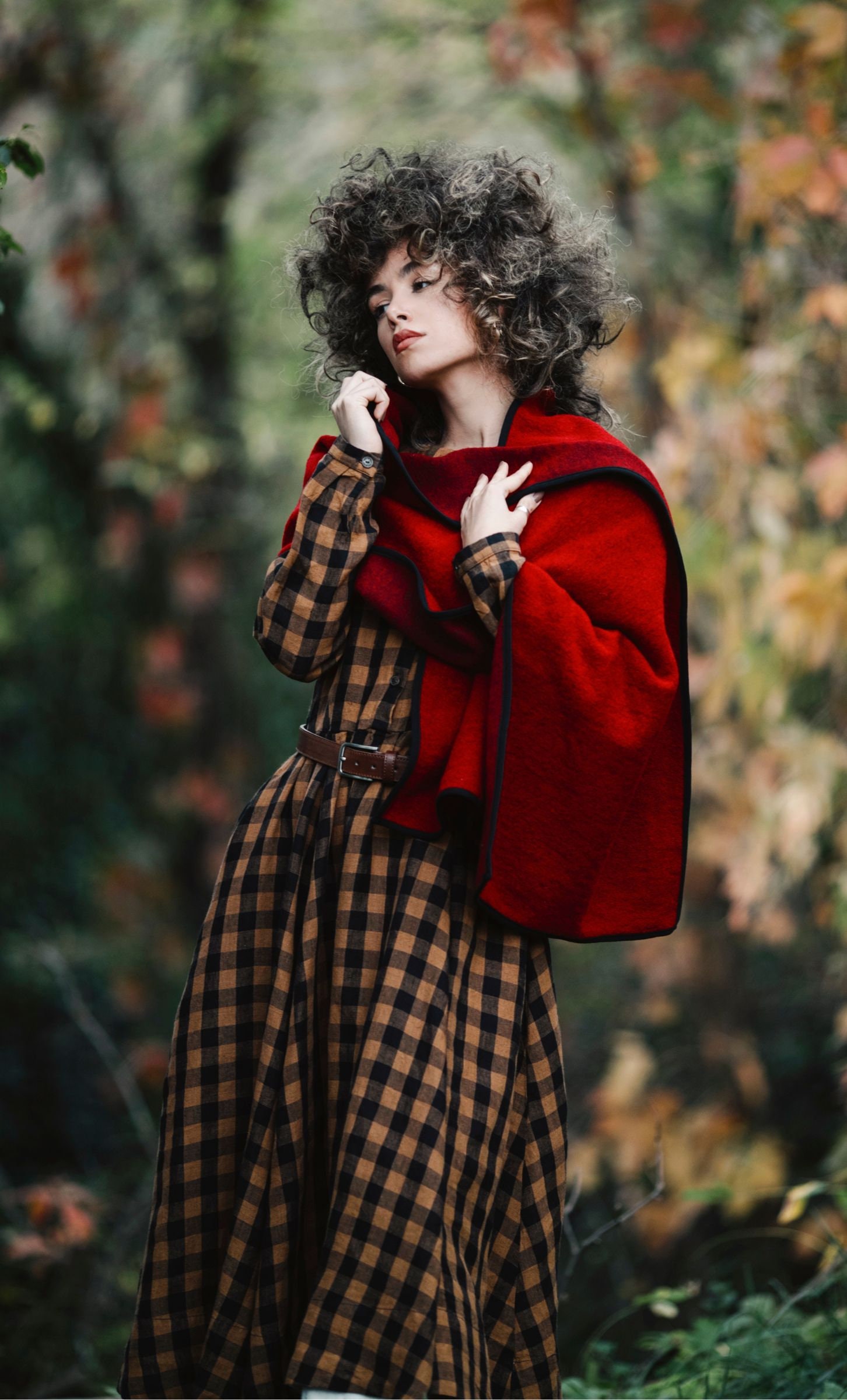 CLASSIC CHECKERED DRESS Brown Tartan Dress, Plaid Dress CLASSIC CHECKERED DRESS Brown Tartan Dress, Plaid Dress