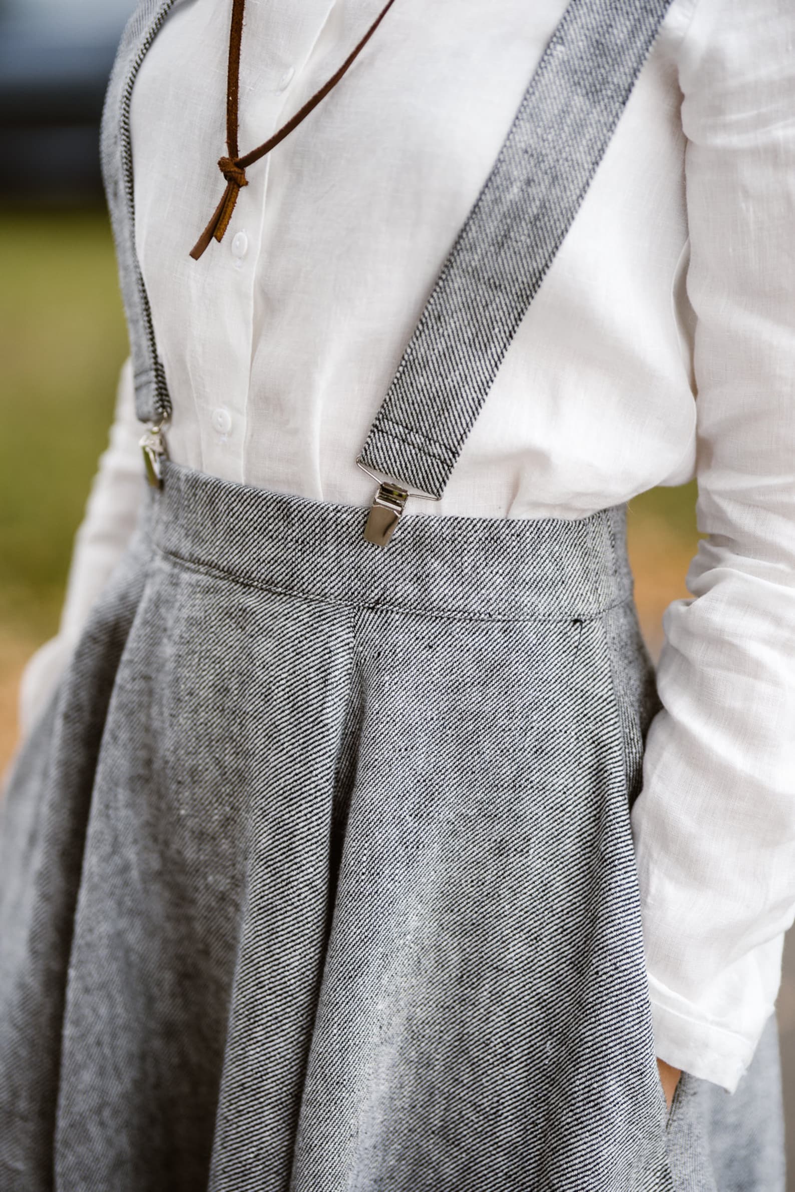 WOMEN SUSPENDERS Linen Suspenders Handmade Suspenders 50s - Etsy