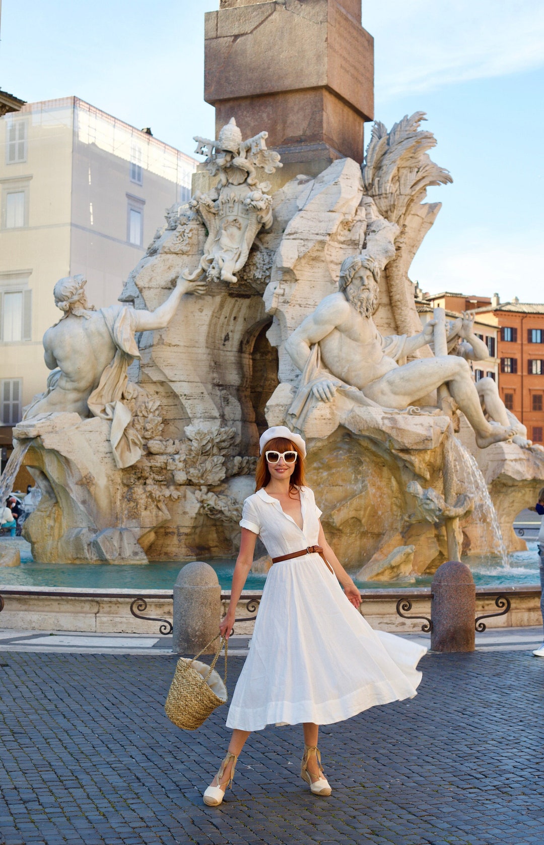 WHITE COCKTAIL DRESS | Spring Style, Womens Party Dress, Modern 50s ...