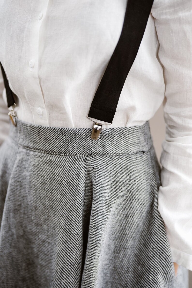 WOMEN SUSPENDERS | Black Vintage Style Suspender, Accessories Gift for ...