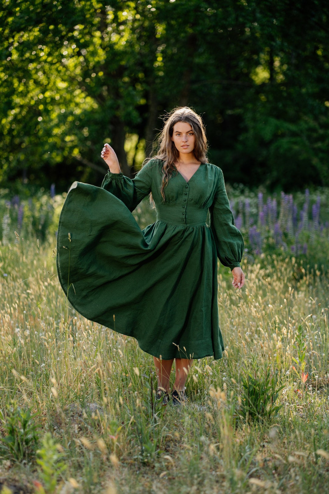 GREEN HOLIDAY DRESSES Christmas Party Dress, Long Sleeve Dress, New ...