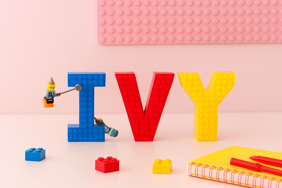 Custom 3D Printed Name Sign | Personalized Brick Letters | Fits ...