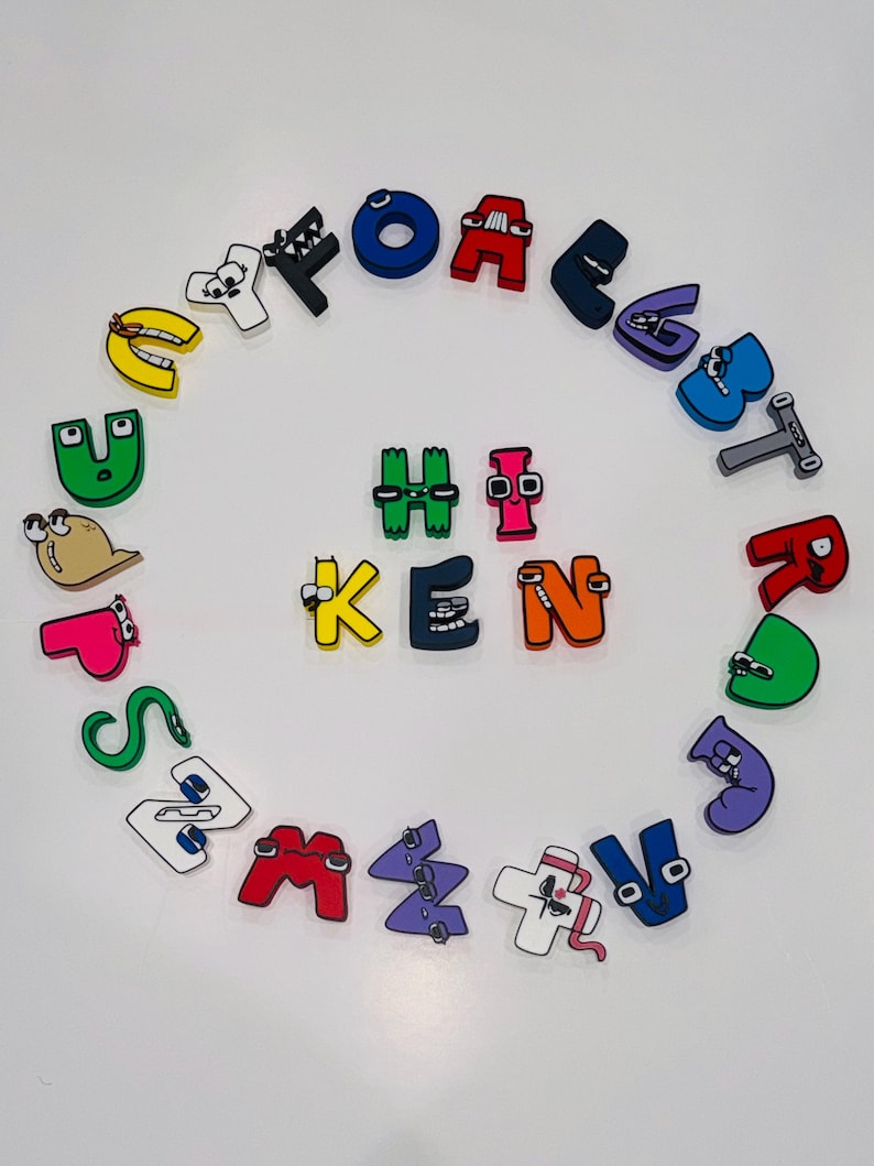 Alphabet Lore Style Character Letters – Cartoon A–Z Alphabet Figures ...