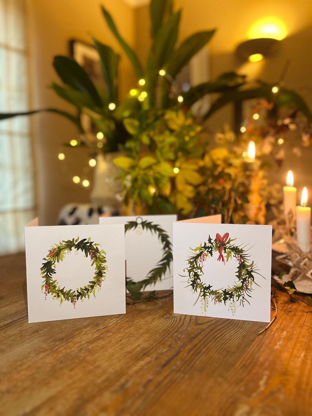 Handpainted Bespoke Christmas Cards (pack of 6) - Etsy