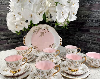 Beautiful Vintage Royal Albert "braemar" English Bone China Trio ...