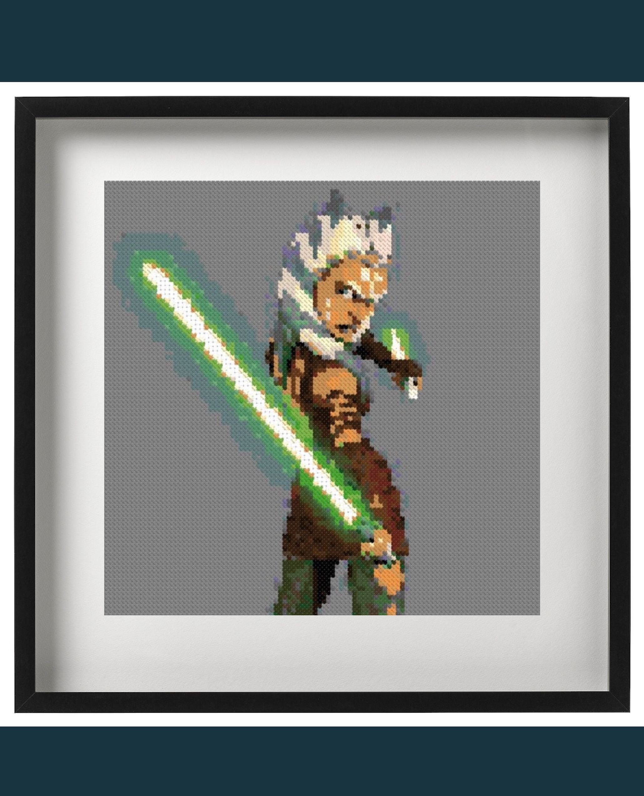 AHSOKA Cross Stitch Pattern - Modern Cross Stitch Sampler Pattern ...