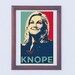 Vote Leslie Knope Cross Stitch Pattern - Modern Cross Stitch Sampler ...