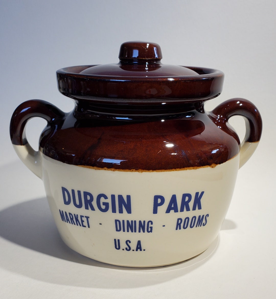 LCC Mccoy Pottery 341 Durgin Park Bean Pot 1qt. Boston Baked Beans ...