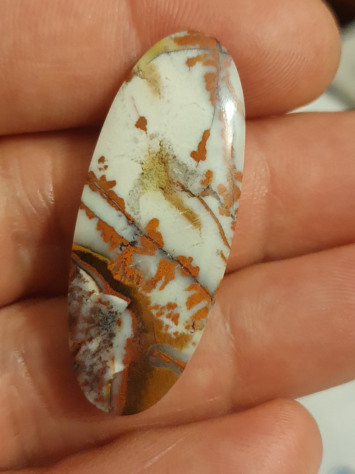 Jasper chalcedony multicolour designer cab for jewelry | Etsy