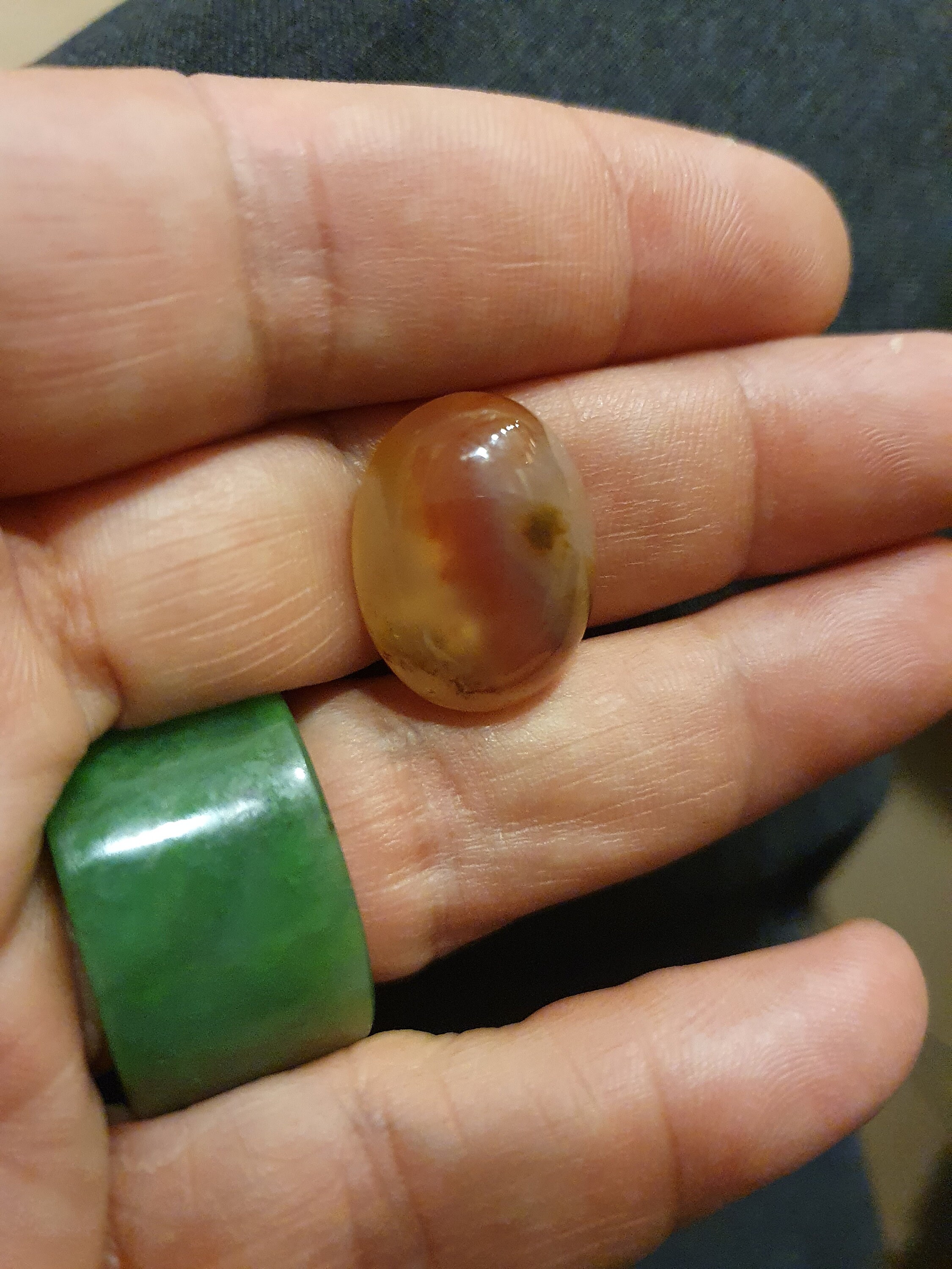 Red Inclusions Unique Agate Cab - Etsy UK