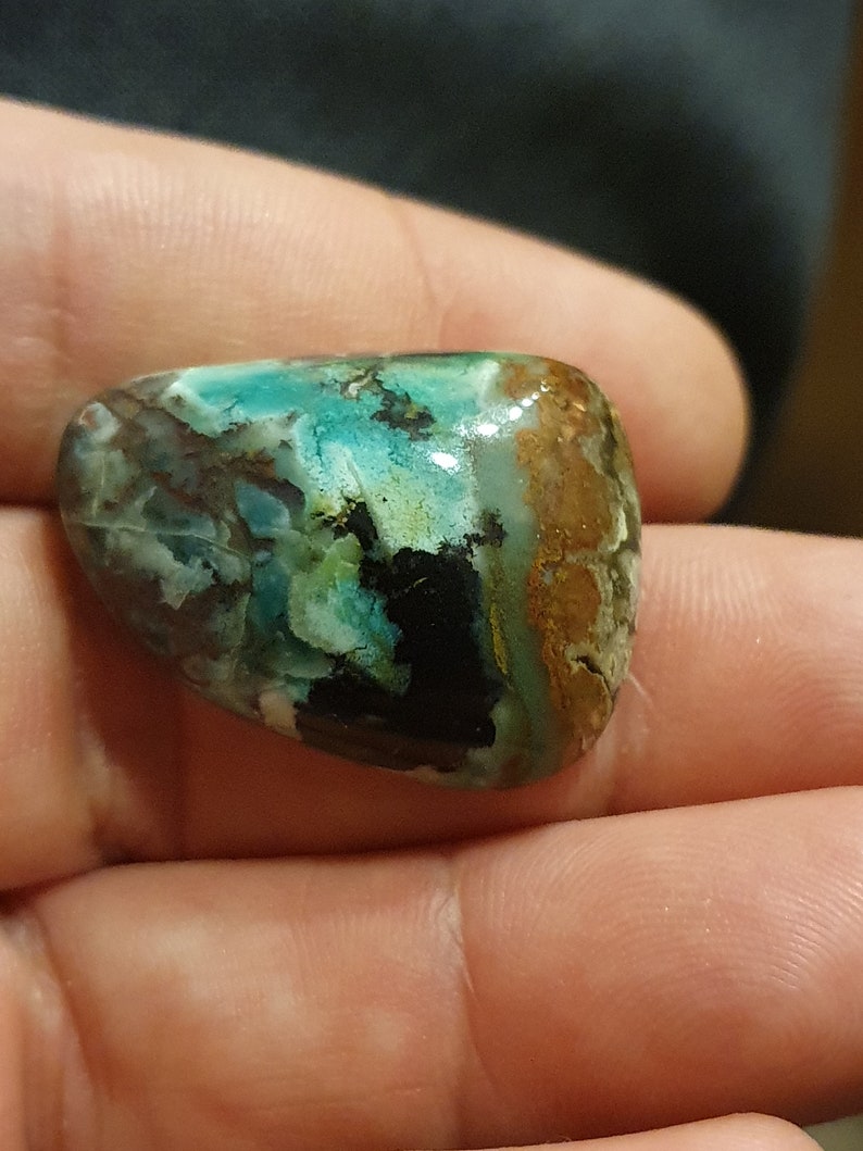 Multicolour jasper chalcedony designer cabochon - Etsy Italia