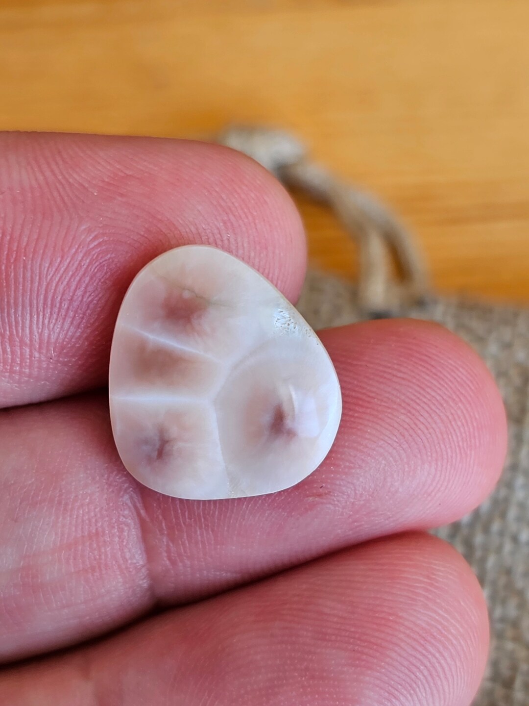 Pink Natrolite Cab: Rare Gemstone From Nusakambangan Island With ...