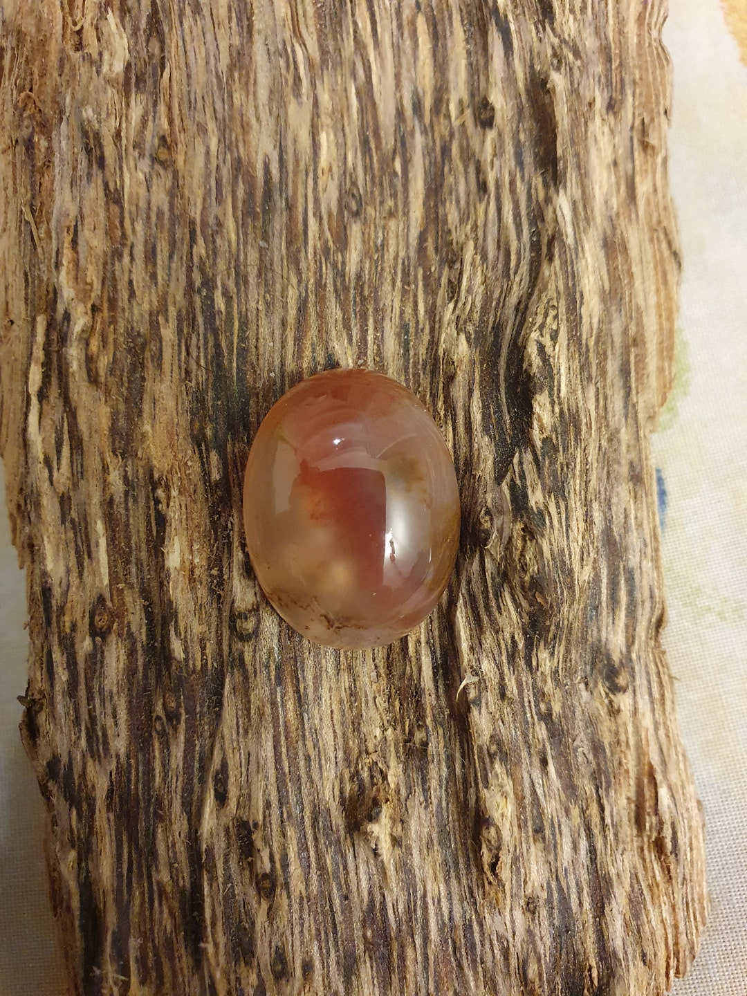 Red Inclusions Unique Agate Cab - Etsy UK