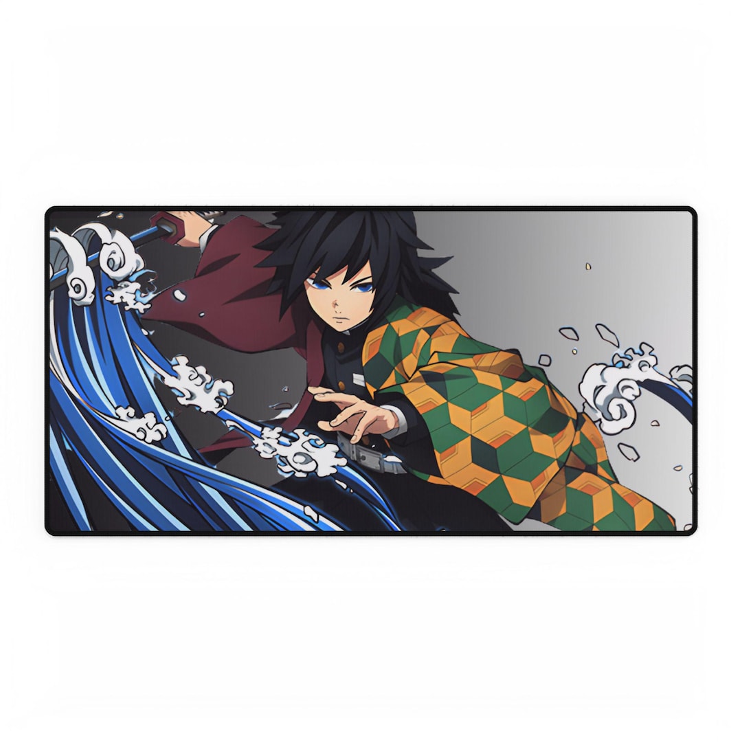 Demon Slayer Anime Desk Mat / Mousepad - Giyu | Japanese Art Gaming ...