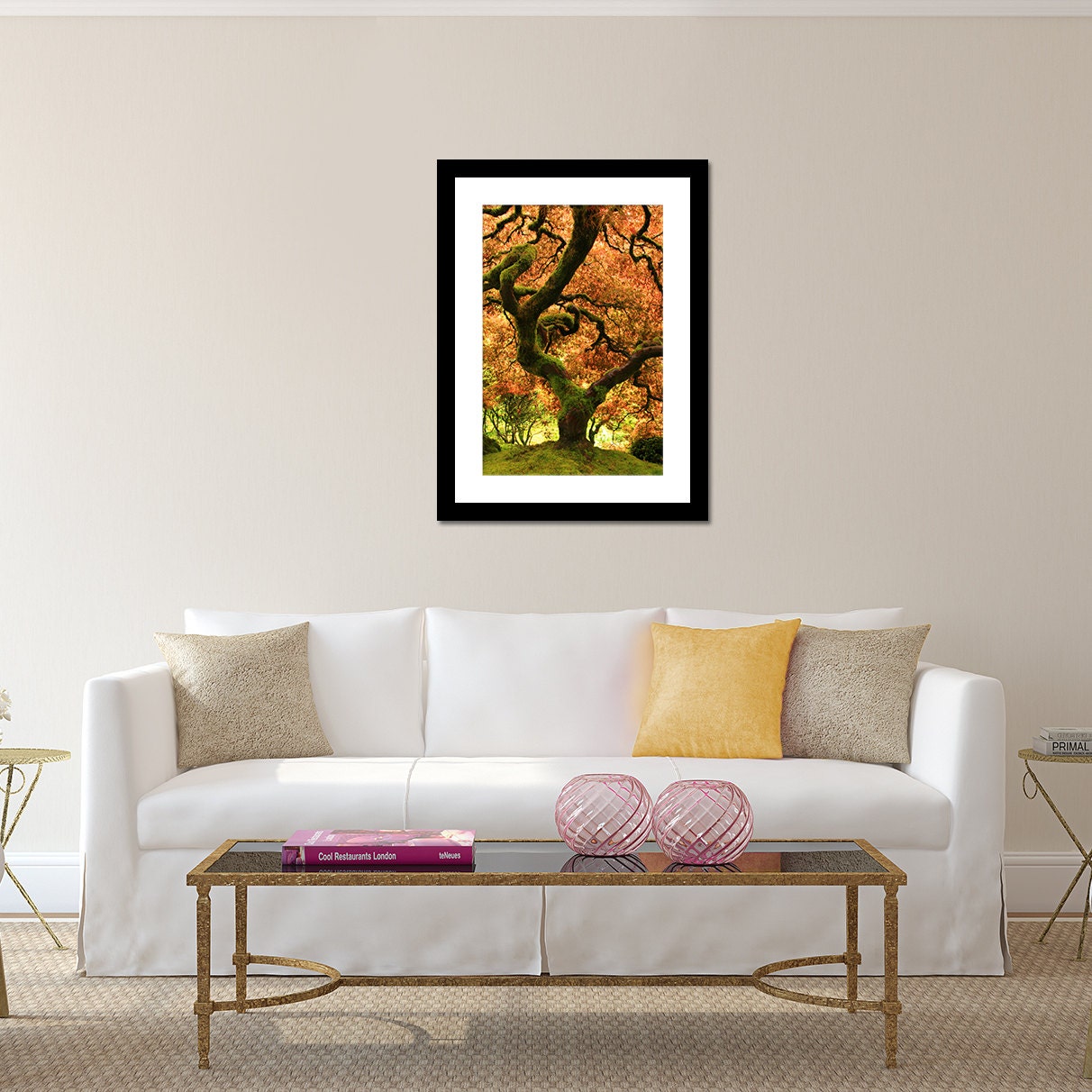 Fall Decor Japanese Garden Autumn Tree Photo Landscape - Etsy