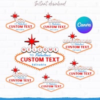 Las Vegas Sign SVG, Las Vegas Blank Sign PNG, DIY, Digital Download - Etsy