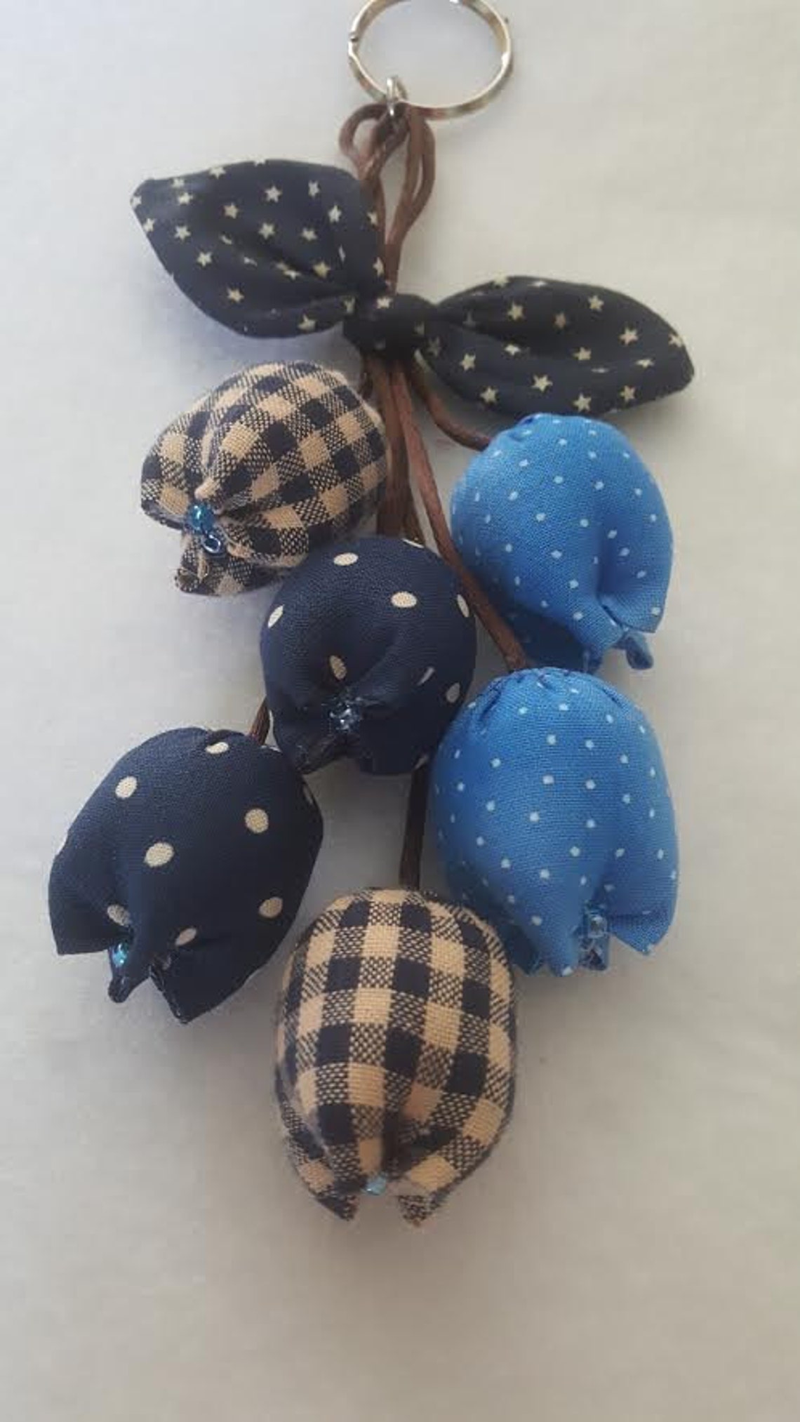 Handmade Tulip Keychain Tulip Keychain Key Fob Flower - Etsy