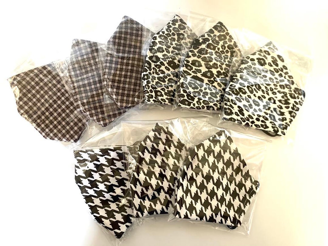 Sale! Set of 9 Face Masks, 3 Layer Face Mask With Filter Pocket With ...