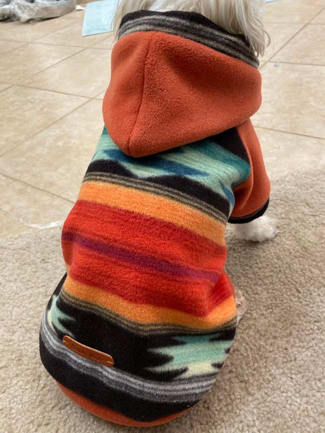 Small Breed Dog Premium Fleece Hooded Sweater Dog sweater | Etsy