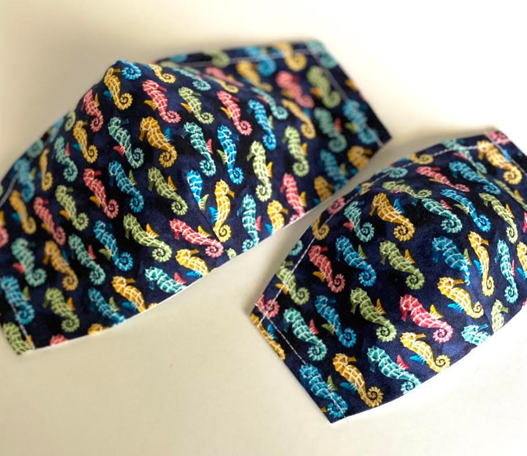 3 Layer Sea Horse Mask for Adult or Kid's, Sea Horse Mask With Filter ...