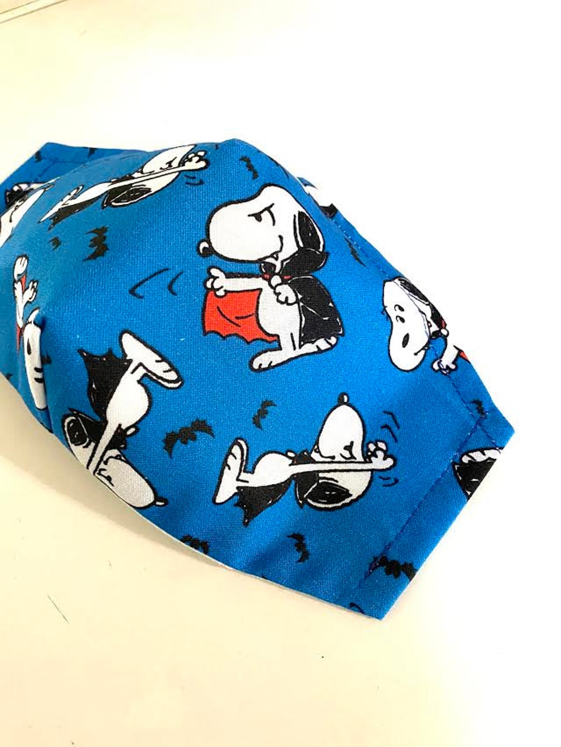 3 Layer Snoopy Face Mask Halloween Snoopy Face Mask - Etsy