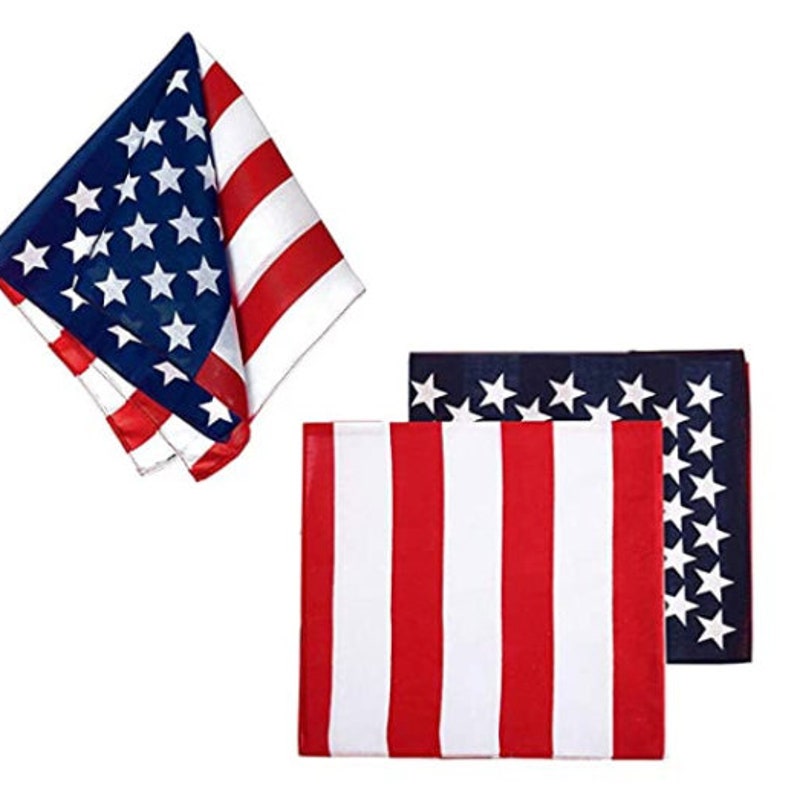 American Flag Bandana - Etsy