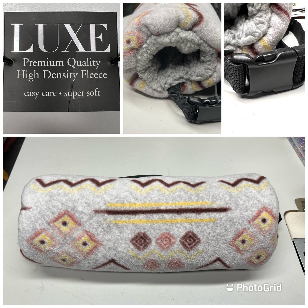 Luxe Fleece Hand Muff, Luxe Fleece Fabric Muff, Aztec Pattern Luxe ...